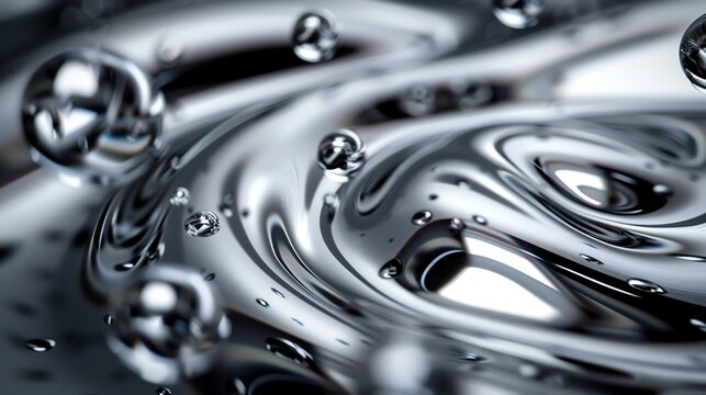 Mercury Liquid Wallpaper