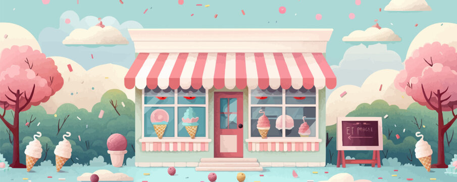 Ice Cream Shop Window Images – Browse 4,497 Stock Photos, Vectors, and ...
