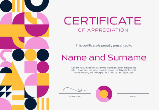 Certificate Template Header Images – Browse 6,367 Stock Photos, Vectors ...
