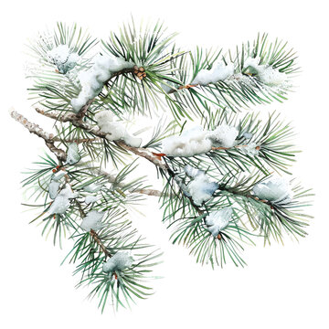 Pine Tree Branch Texture