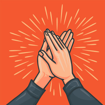 Cartoon Clapping Hands Images – Browse 15,349 Stock Photos, Vectors ...