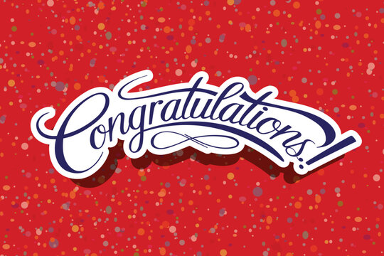"Congratulations Vector" Images – Browse 53 Stock Photos, Vectors, and ...