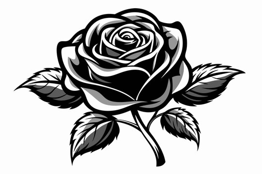 Single Rose Clip Art Images – Browse 13,681 Stock Photos, Vectors, and ...