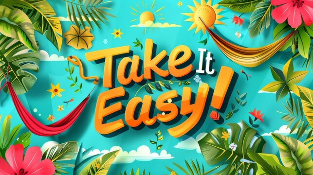 「Take It Easy」の写真素材 | 5,436件の無料イラスト画像 | Adobe Stock
