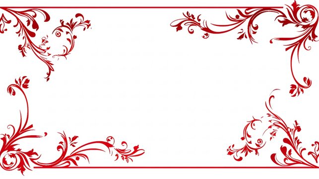 simple white background with border