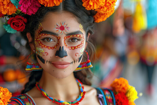 Day of the dead face paint store