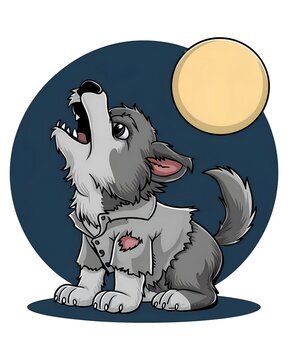 Wolf Howl Cartoon Images – Browse 10,630 Stock Photos, Vectors, and ...