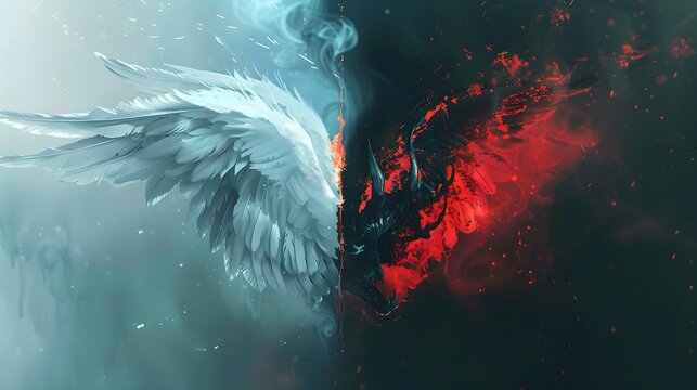 Good Vs Evil Background