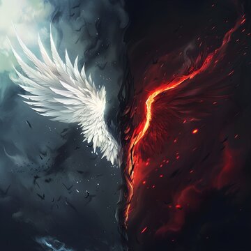 Good Vs Evil Background