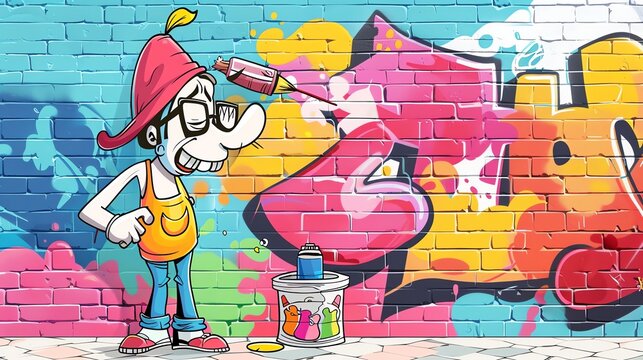 Graffiti Artist Cartoon Images – Browse 5,071 Stock Photos, Vectors ...