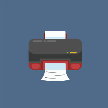 Happy Fax Machine Cartoon