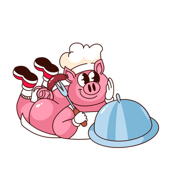 Pig Bbq Cartoon