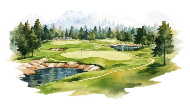 Golf Course Drawing Images – Browse 38,727 Stock Photos, Vectors, and ...