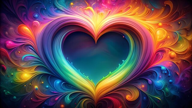 Colorful Heart Wallpapers