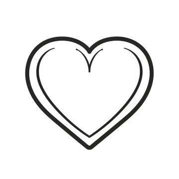 Heart Outline No Background Images – Browse 1,128 Stock Photos, Vectors ...