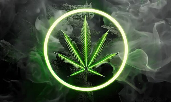 Trippy Weed Smoke Wallpaper