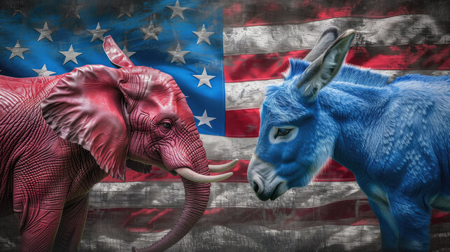 Elephant Donkey Political Images – Browse 2,463 Stock Photos, Vectors ...