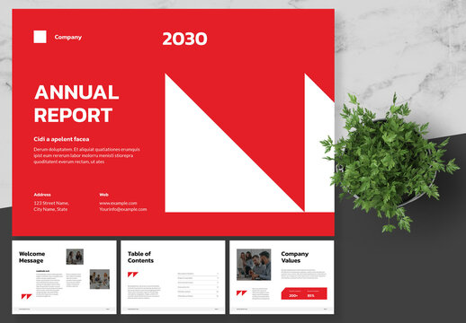 Annual Report Template Red Images – Browse 42,327 Stock Photos, Vectors ...