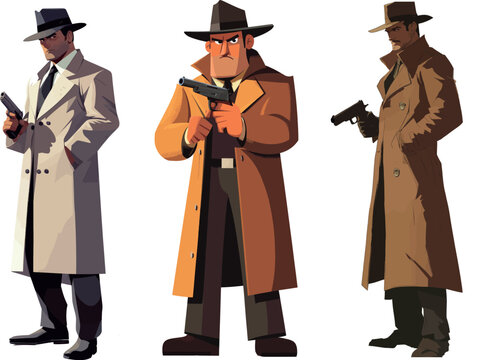 Cartoon Man With Gun Images – Browse 27,521 Stock Photos, Vectors, and ...