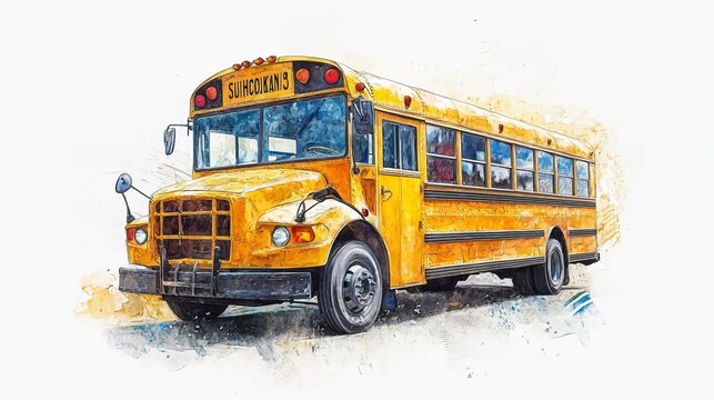 "Watercolor Bus" Images – Browse 22 Stock Photos, Vectors, and Video ...