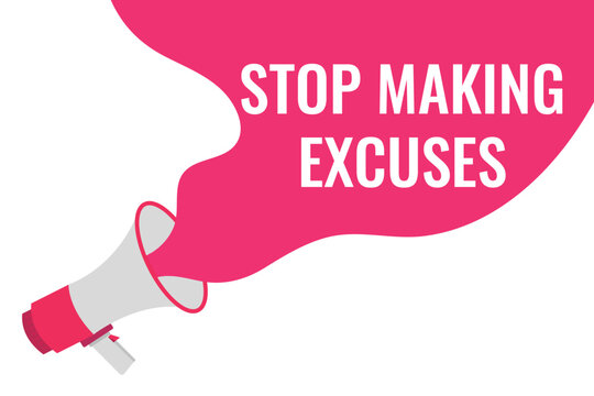 Making Excuses Clipart