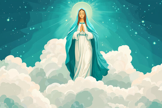 Virgin Mary Wallpaper 4k