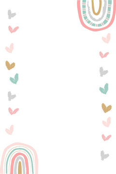 Rainbow Heart Border Images – Browse 4,540 Stock Photos, Vectors, and ...