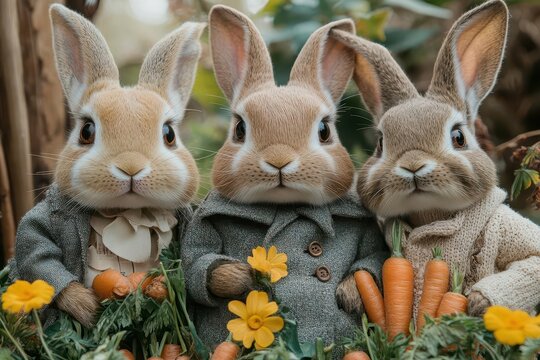 "Rabbit Family" Images – Browse 417 Stock Photos, Vectors, and Video ...