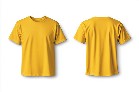 Yellow Shirt Front And Back Images – Browse 11,485 Stock Photos ...
