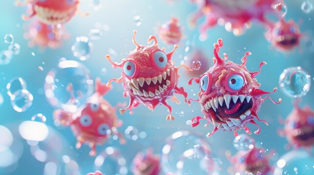 Friendly Bacteria Cartoon Images – Browse 2,623 Stock Photos, Vectors ...
