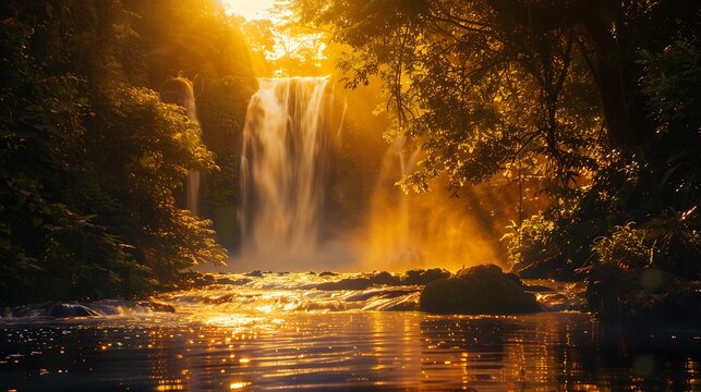 "Golden Waterfall" Images – Browse 1,142 Stock Photos, Vectors, and ...