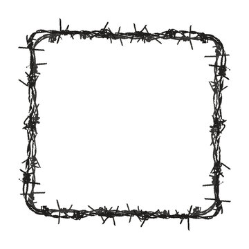 Barbed Wire Frame Png