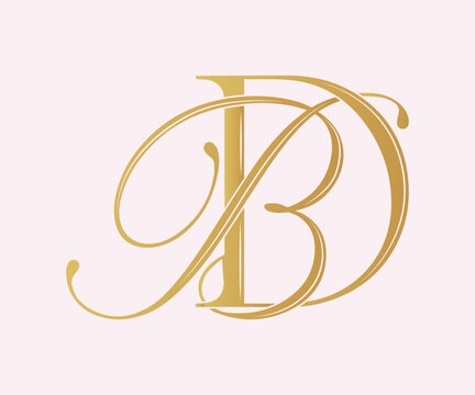 Bd Love Logo Monogram Letter BP Love Logo