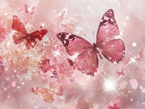 Pink Butterfly Background Images Browse 348 627 Stock Photos Vectors and Video Adobe Stock