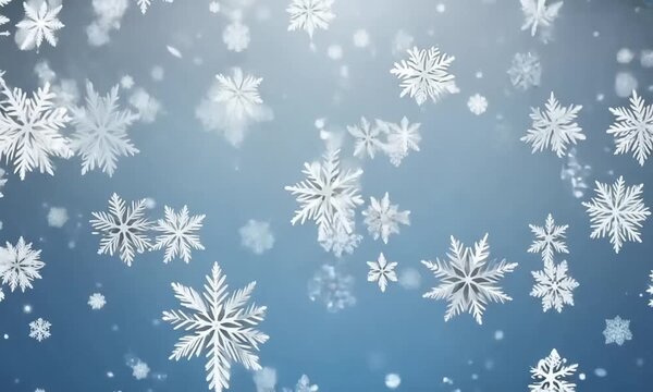 Falling Snowflakes Animated