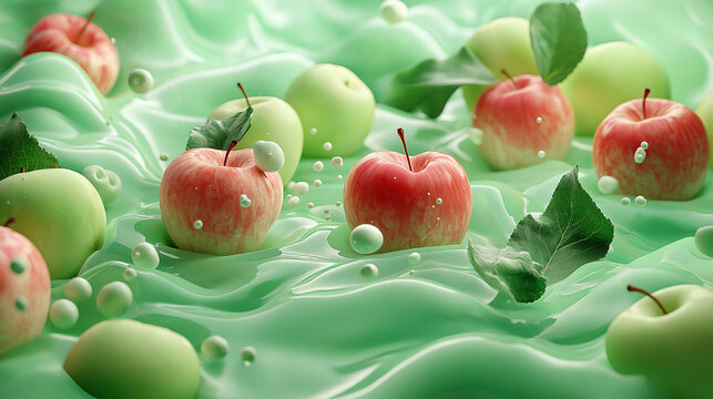 Apple Green Background Images – Browse 1,100,436 Stock Photos, Vectors ...