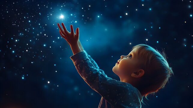 Kids Reaching For The Stars Images – Browse 4,861 Stock Photos, Vectors ...