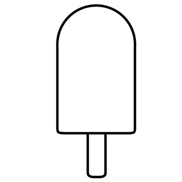 Popsicle Clipart Outline