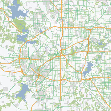 Fort Worth Water Map