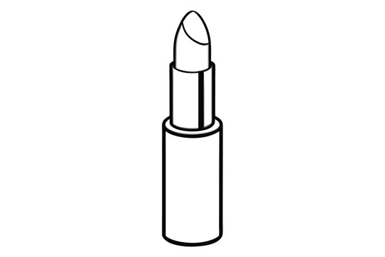 Lipstick Line Drawing