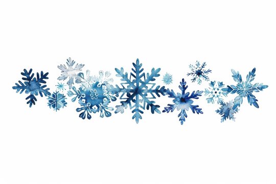 Snowflake Clip Art Borders