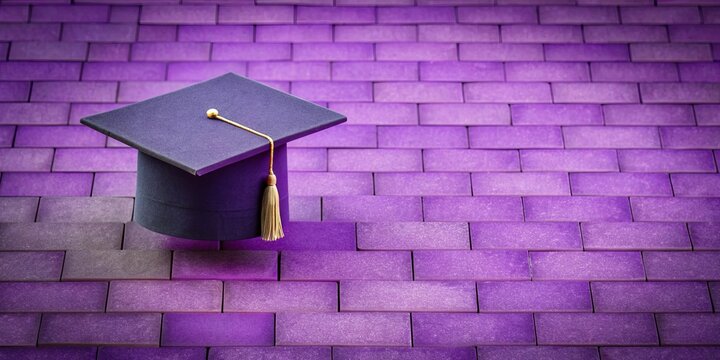 Purple Graduation Cap Clipart