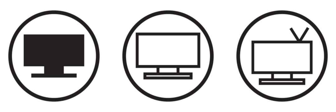 "Tv Icon" - Images et vidéos libres de droits | Adobe Stock