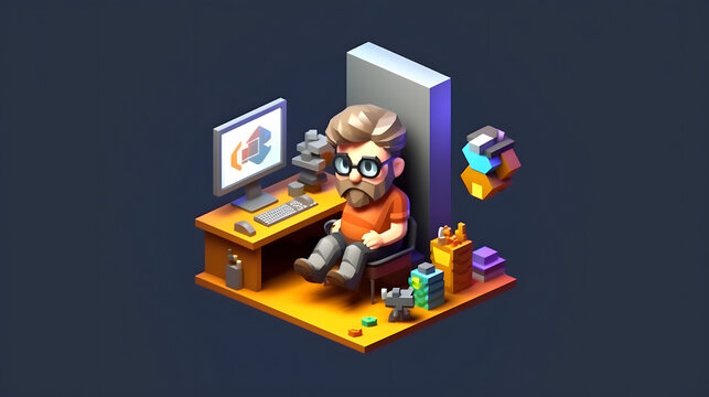 「Web Developer Cartoon」の写真素材 | 17,256件の無料イラスト画像 | Adobe Stock
