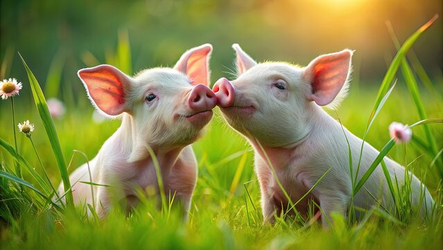 Pigs Kissing Images – Browse 2,900 Stock Photos, Vectors, and Video ...