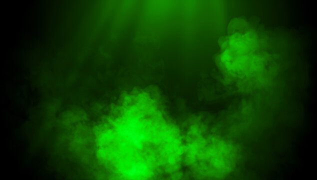 smoke green background