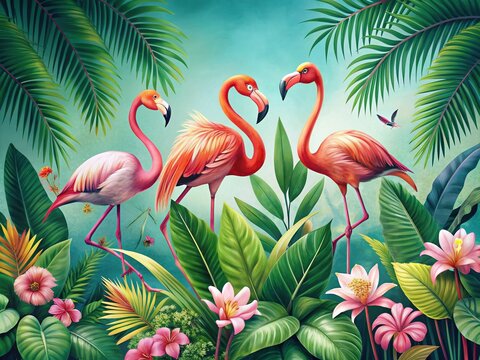 Flamingo Layout Images – Browse 2,704 Stock Photos, Vectors, and Video ...