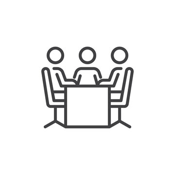 Conference Clipart Black And White