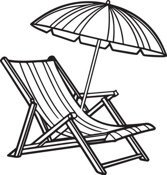 Beach Chair Drawing