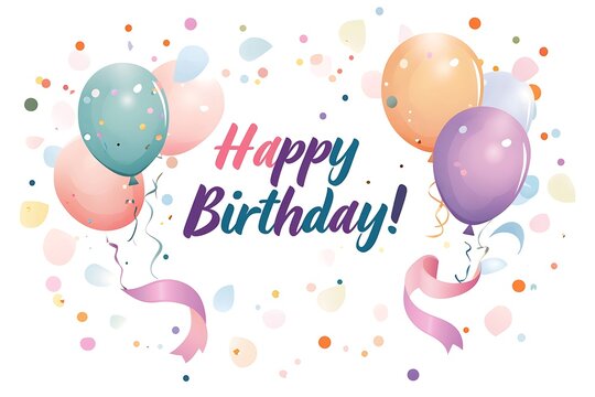 Happy Birthday Word Clip Art